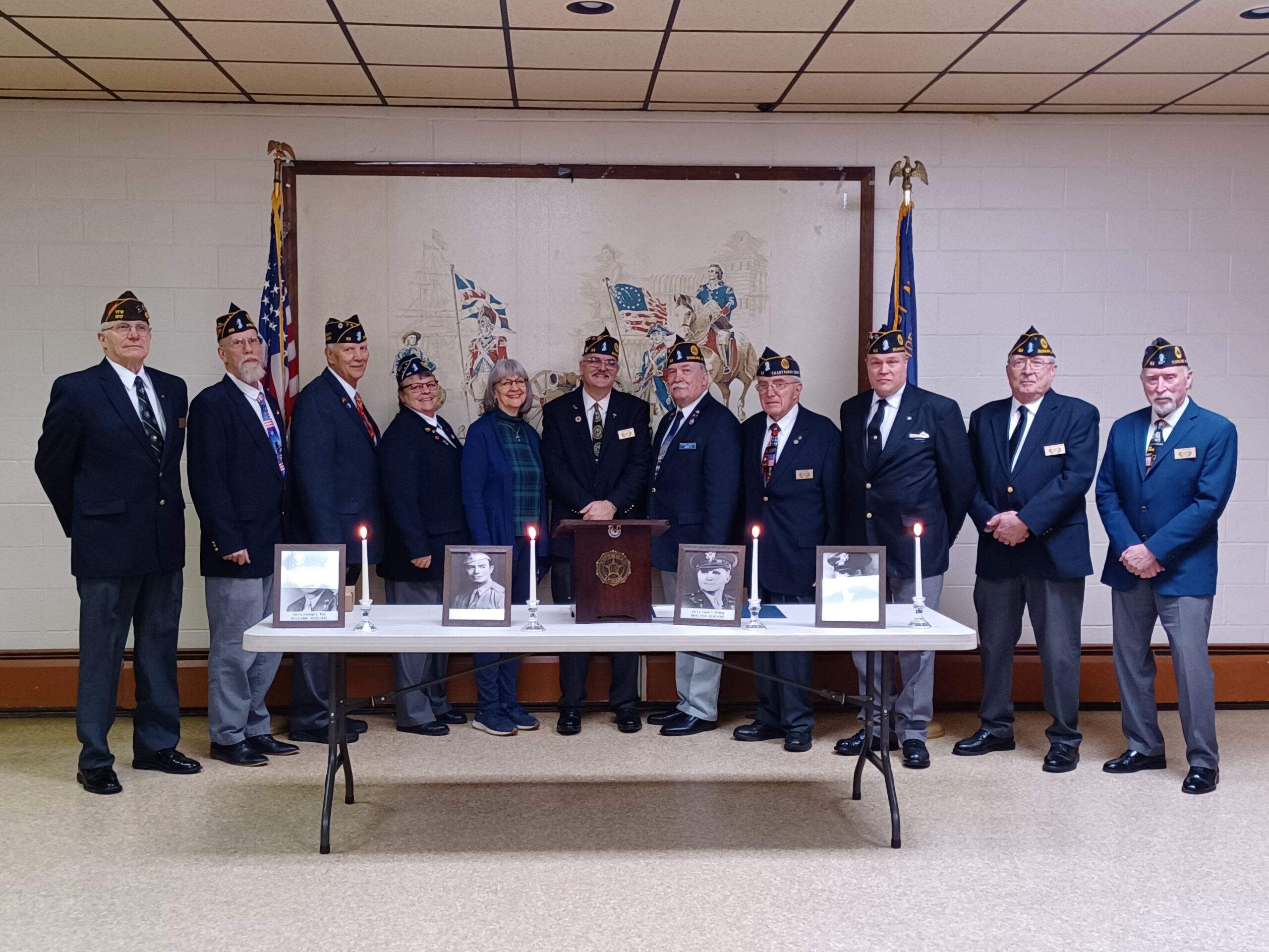 Legion pays tribute to 4 heroic chaplains | News, Sports, Jobs - Observer Today